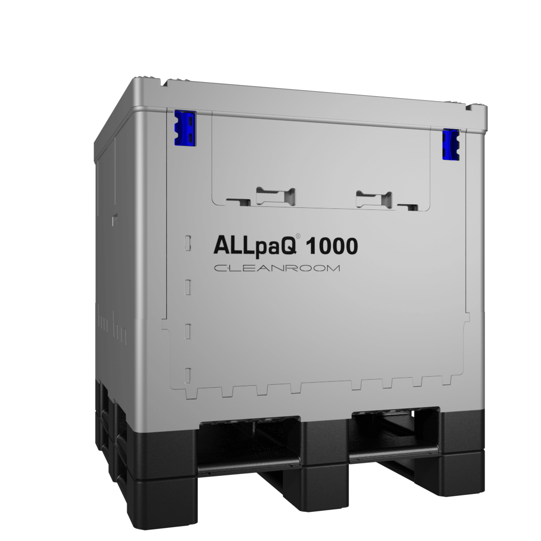 Cleanroom Bioprocessing Containers - 1000 Litre | ALLpaQ