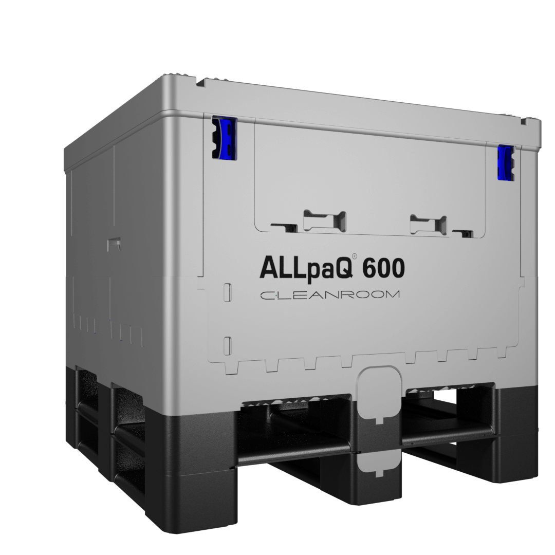 Cleanroom Bioprocessing Containers - 600 Litre | ALLpaQ Packaging