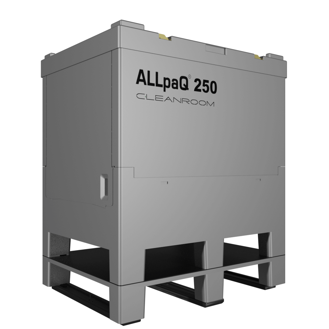 Cleanroom Bioprocessing Containers - 250 Litre | ALLpaQ Packaging