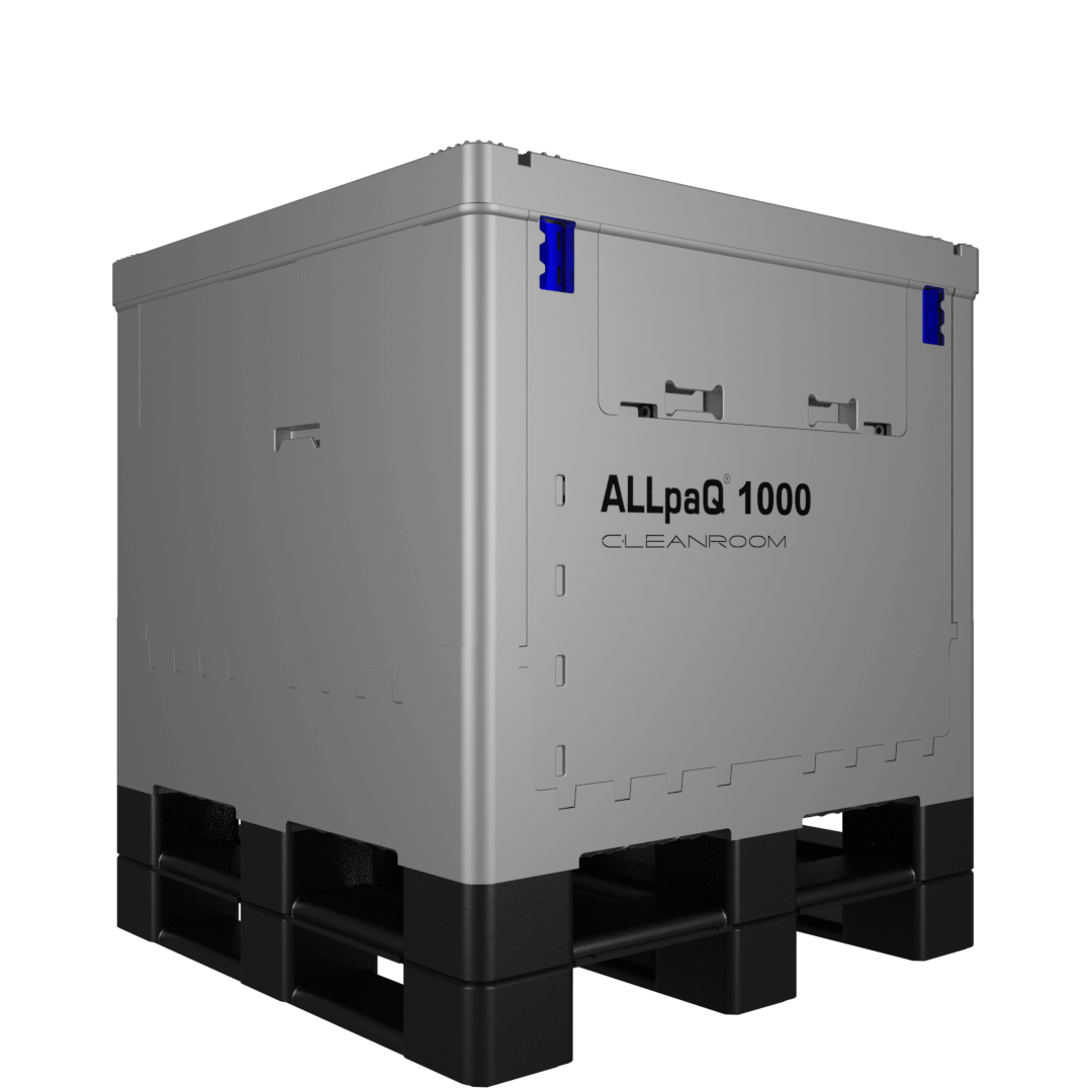 Cleanroom Bioprocessing Containers - 1000 Litre | ALLpaQ