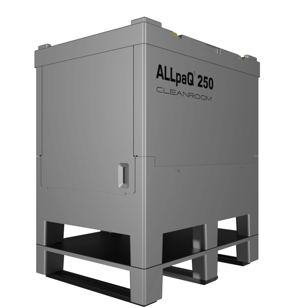 Cleanroom Bioprocessing Containers - 250 Litre | ALLpaQ Packaging