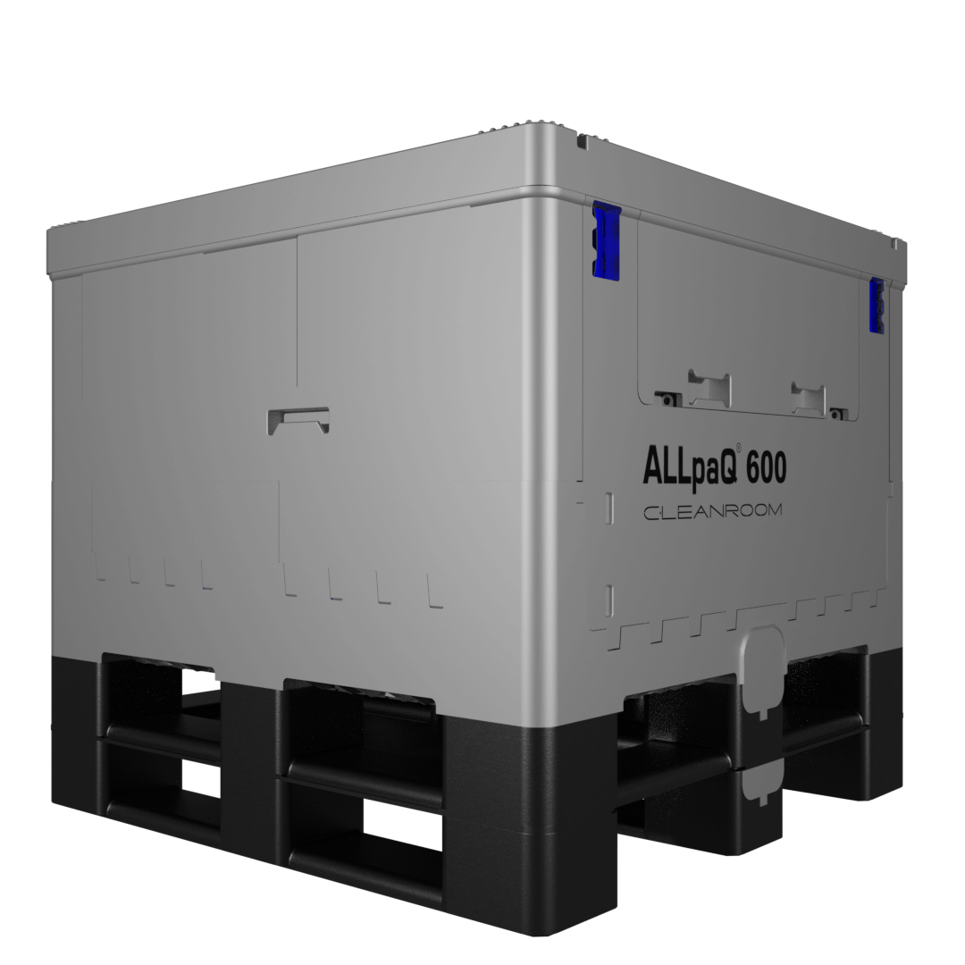 Cleanroom Bioprocessing Containers - 600 Litre | ALLpaQ Packaging
