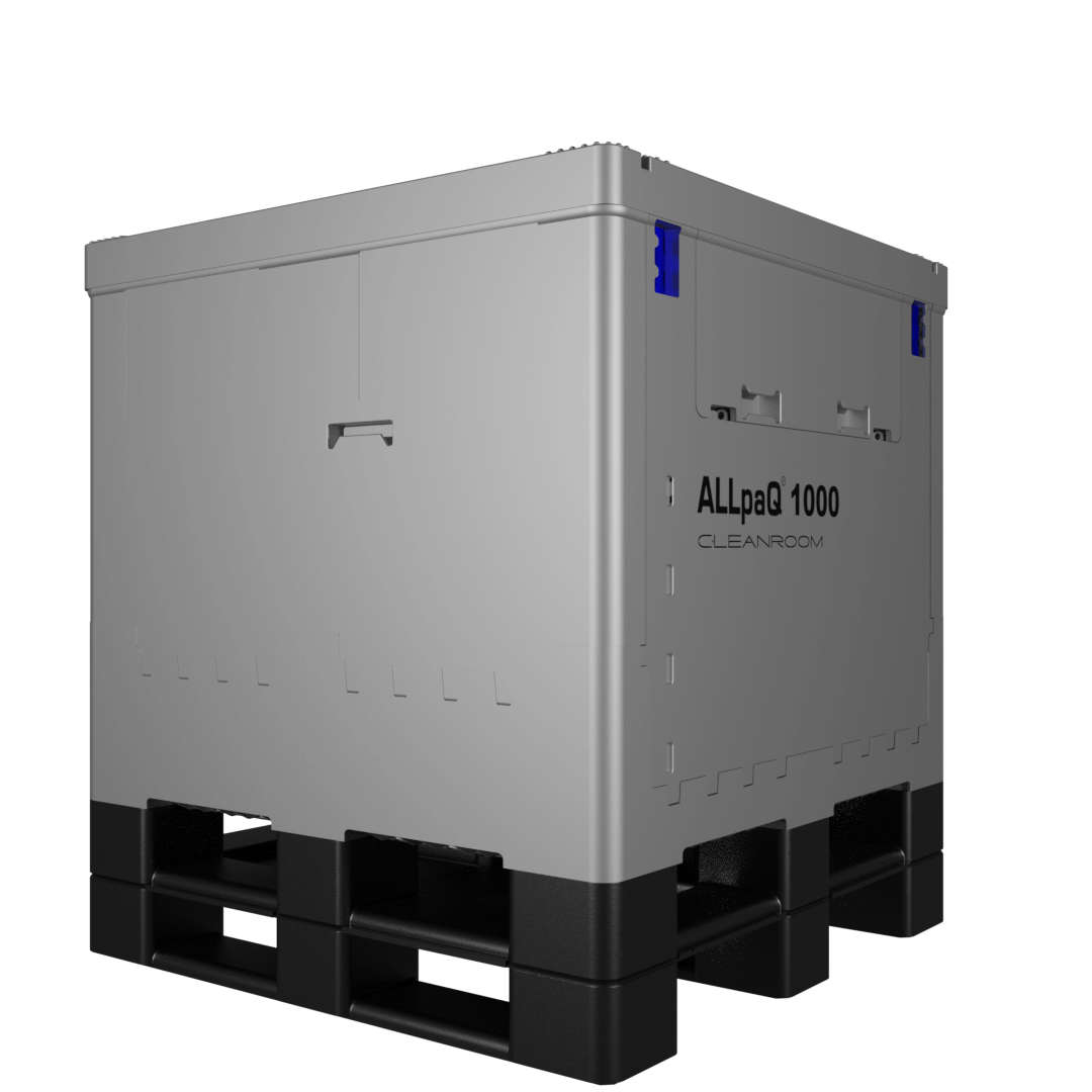 Cleanroom Bioprocessing Containers - 1000 Litre | ALLpaQ