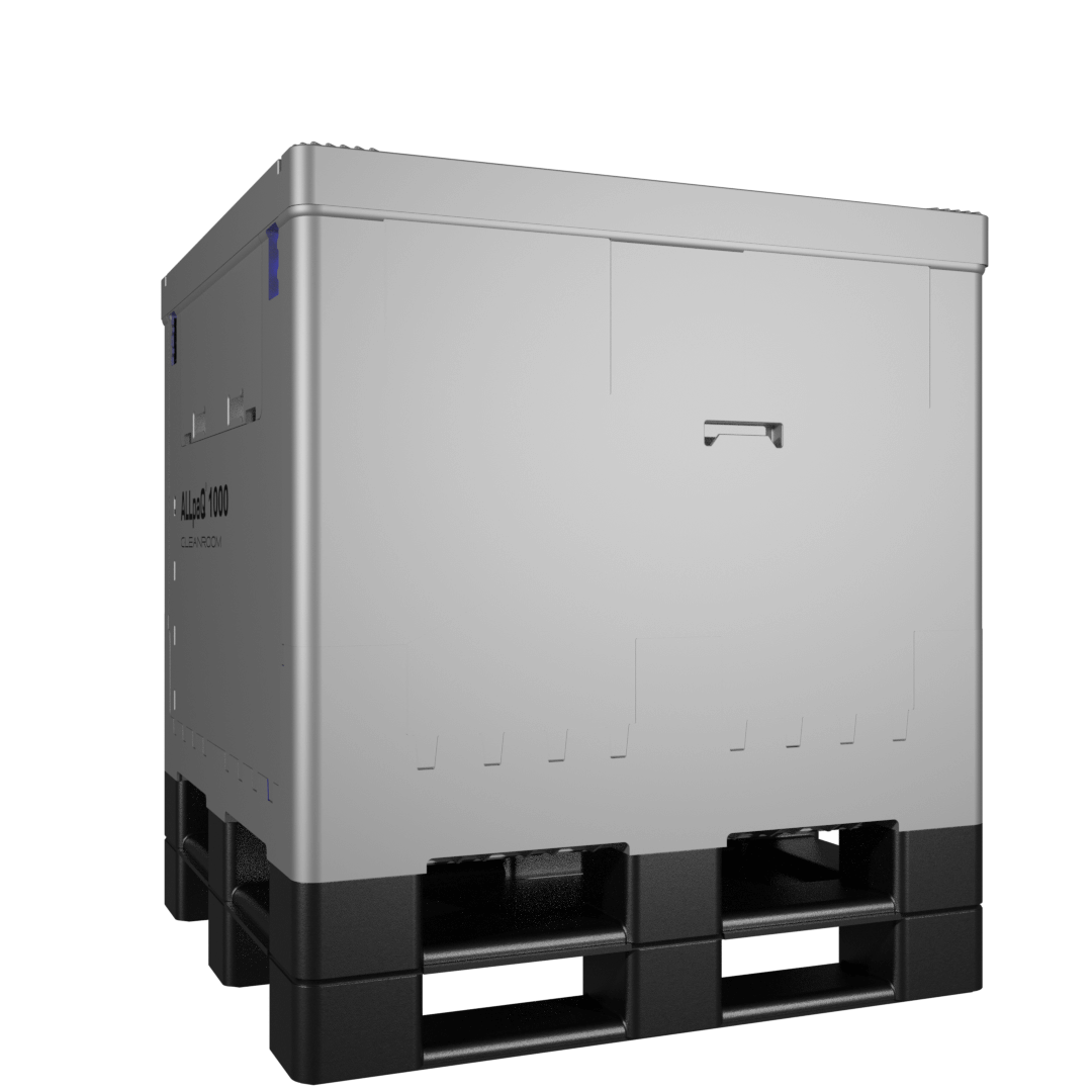 Cleanroom Bioprocessing Containers - 1000 Litre | ALLpaQ