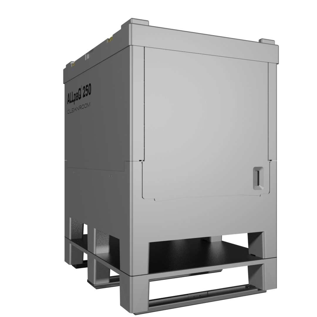 Cleanroom Bioprocessing Containers - 250 Litre | ALLpaQ Packaging