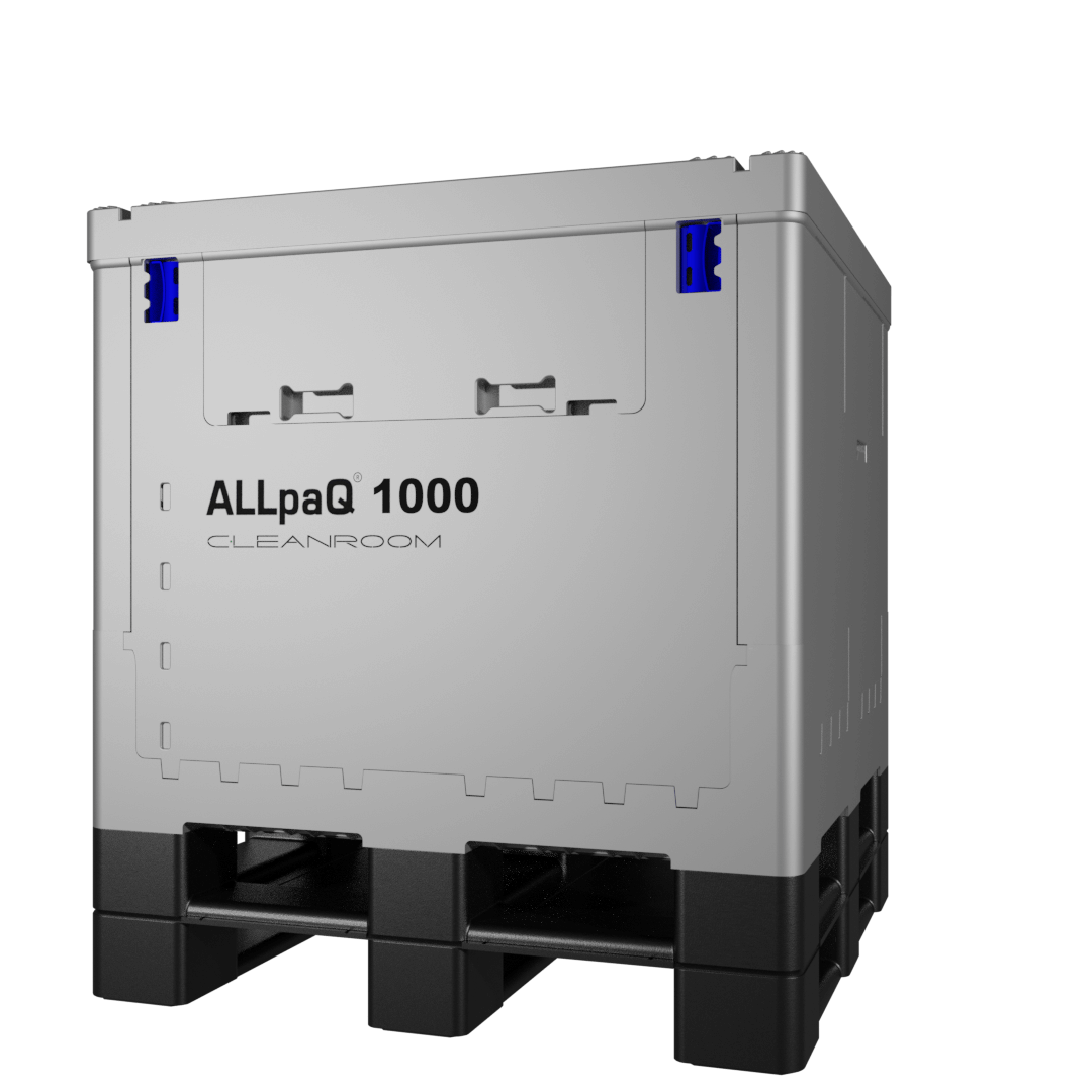 Cleanroom Bioprocessing Containers - 1000 Litre | ALLpaQ