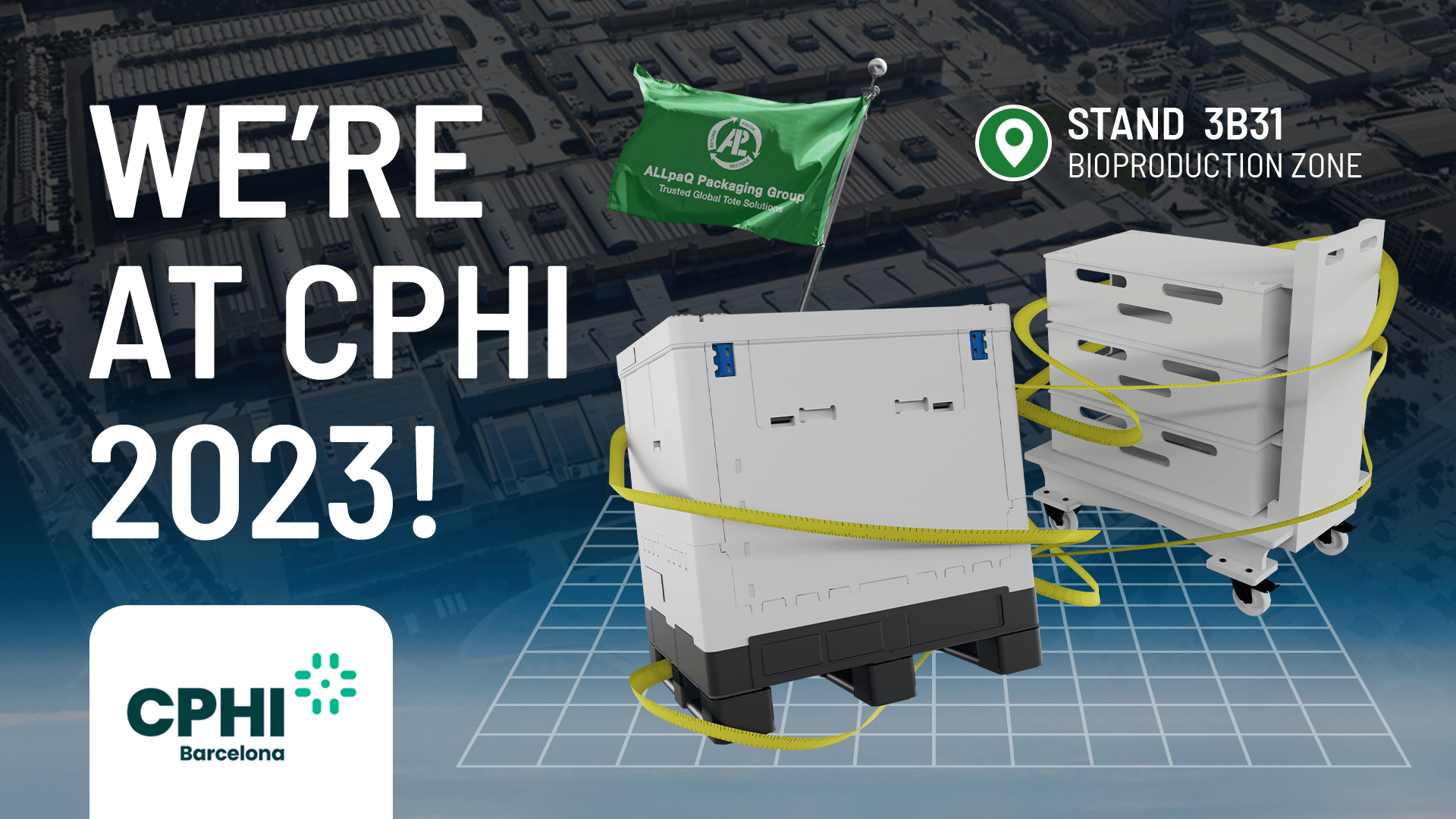 ALLpaQ Exhbiting Custom 2D & 3D Solutions at CPHI 2023